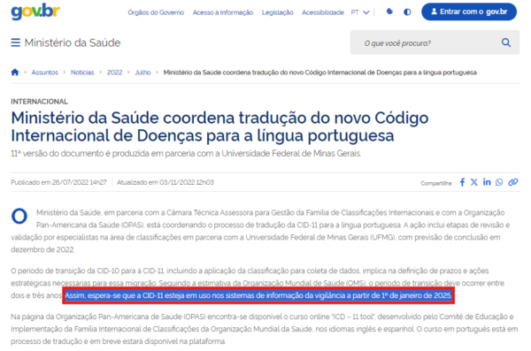 CID-11: entenda a nova classificação de doenças da OMS